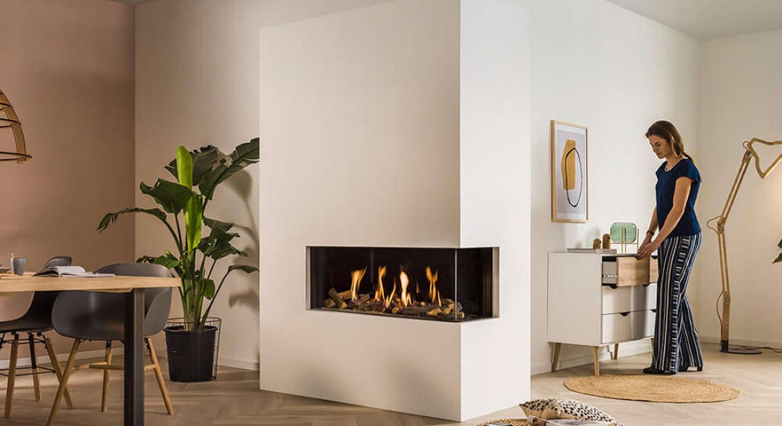Gesloten gashaarden | Trimline Fires - UW-haard.nl