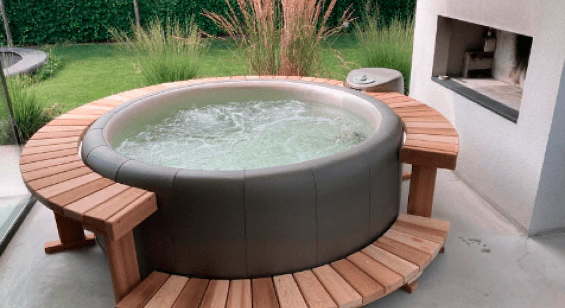 Softub bubbelbad | Hottub Select - UW-tuin.nl
