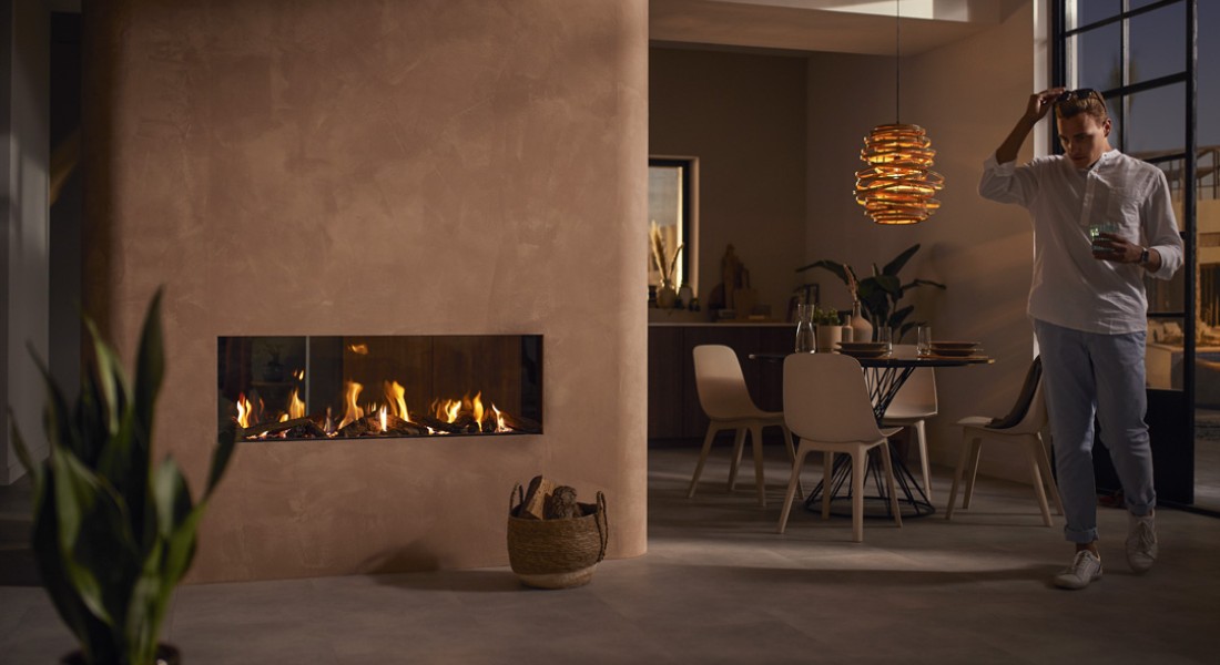 Maatwerk tunnelhaard | Trimline Fires - UW-haard.nl