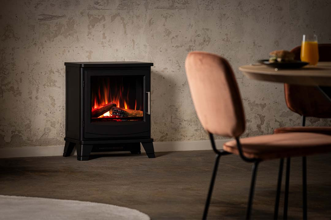 Elektrische kachels: sfeervuur mét verwarming - UW-haard.nl
